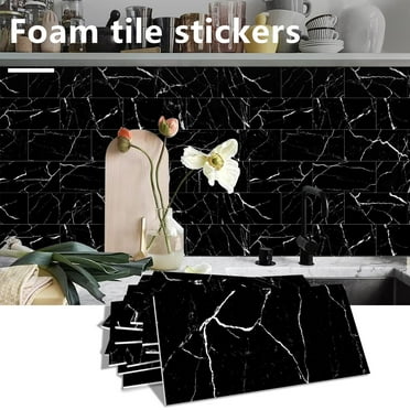 CAIMYY 3D Peel and Stick Tile Stickers, Self Adhesive Kitchen ...