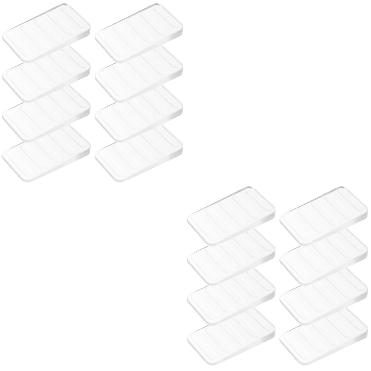 16 Pcs Block Furniture Spacers Fish Tank Accessories Plastic Toilet ...