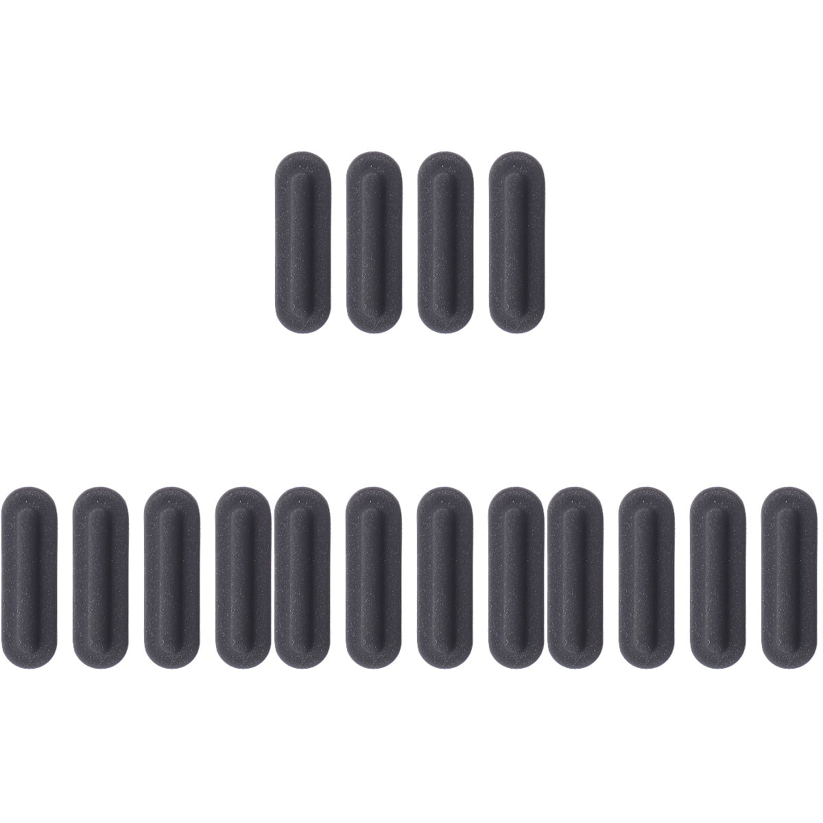 16 Pcs Bottom Shell Rubber Cushion Laptop Feet Pad Door Bumpers Desktop ...