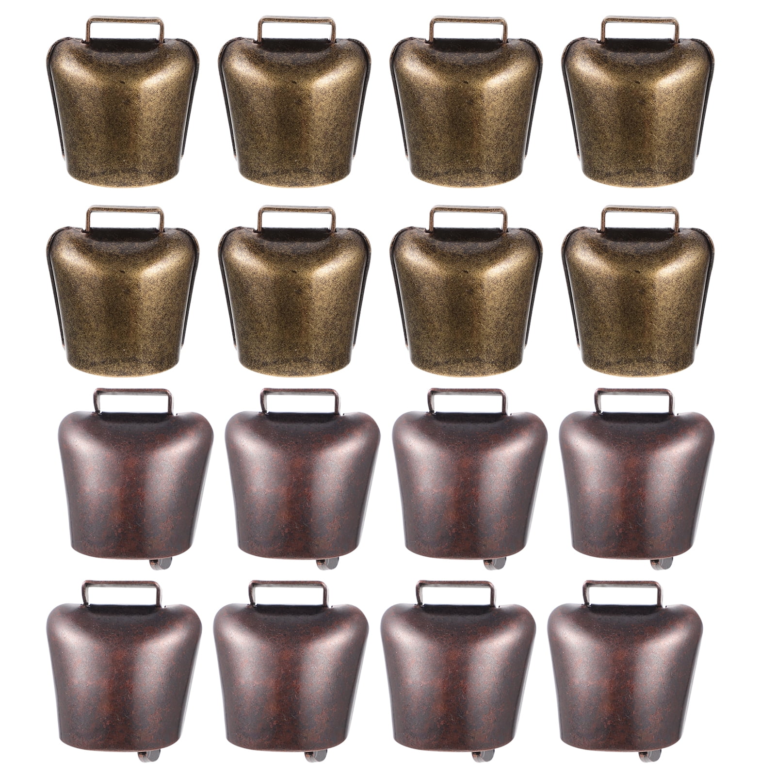 16 Pcs Bronze Bells for Cattle Horses and Sheep Copper Bell Cattle ...