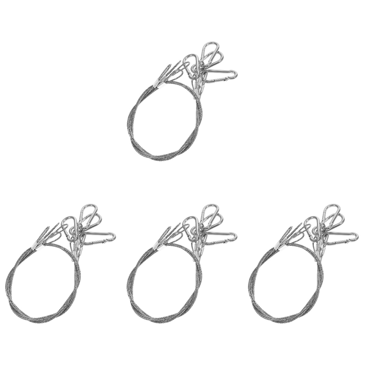 16 Pcs Buckle Safety Cable Stainless Steel Locks Heavy Duty Thin Sturdy ...