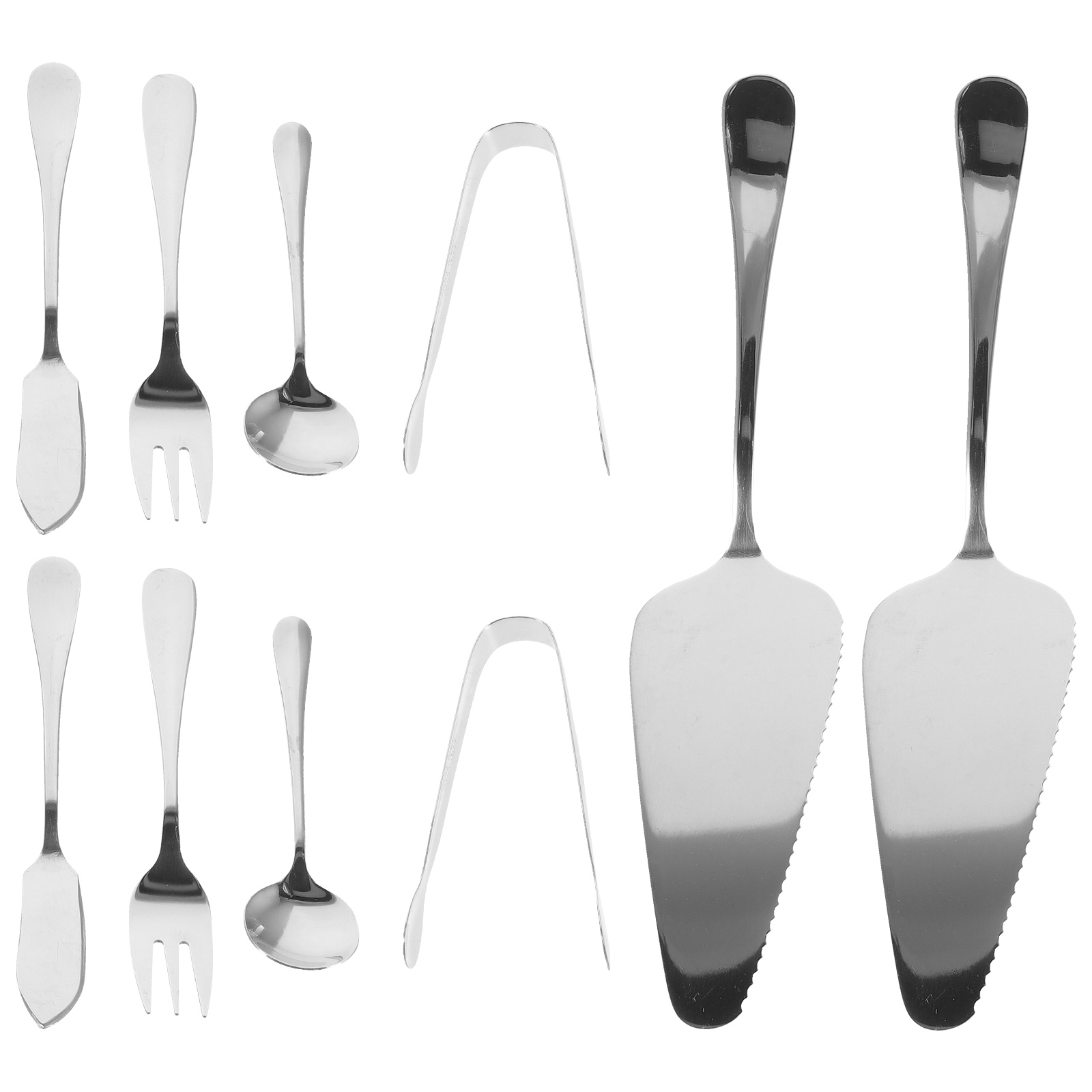 16 Pcs Cake Forks Human Design Coffee Scoop Flatware Basics Serving ...