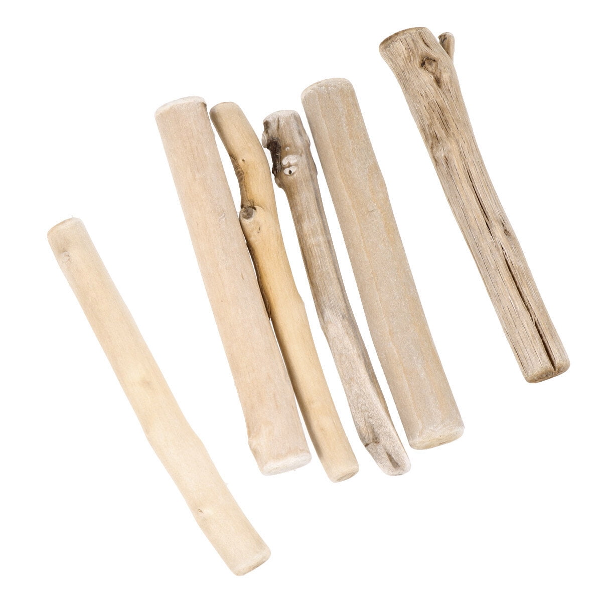 16 Pcs Christmas Log Sticks Decoupage General Crafting Toys Woodsy ...