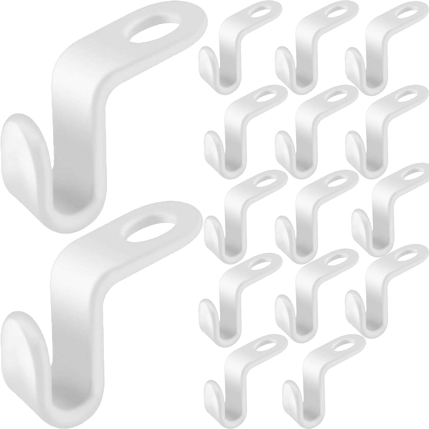 16 Pcs Clothes Space Saving Hanger Connector Hooks Coat Hangers Drop ...