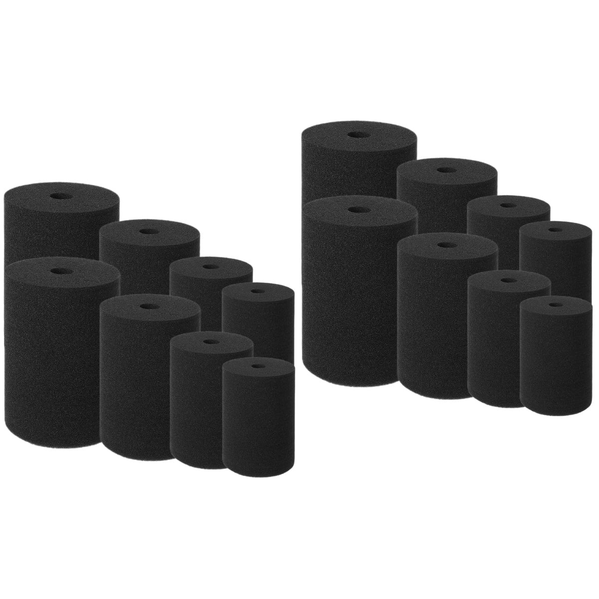 16 Pcs Cup Turner Inserts Rotating Cylinder Sponge Cup Turner ...