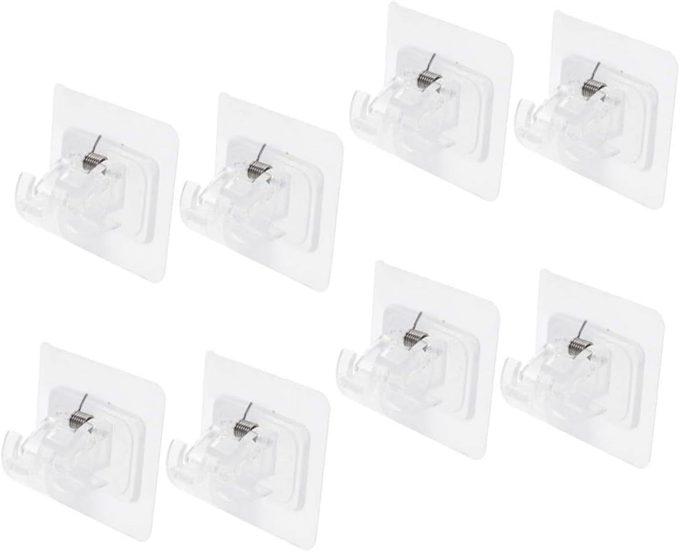 16 Pcs Curtain Hook Bracket Adjustable Curtain Rods Sheer Curtain Clip ...
