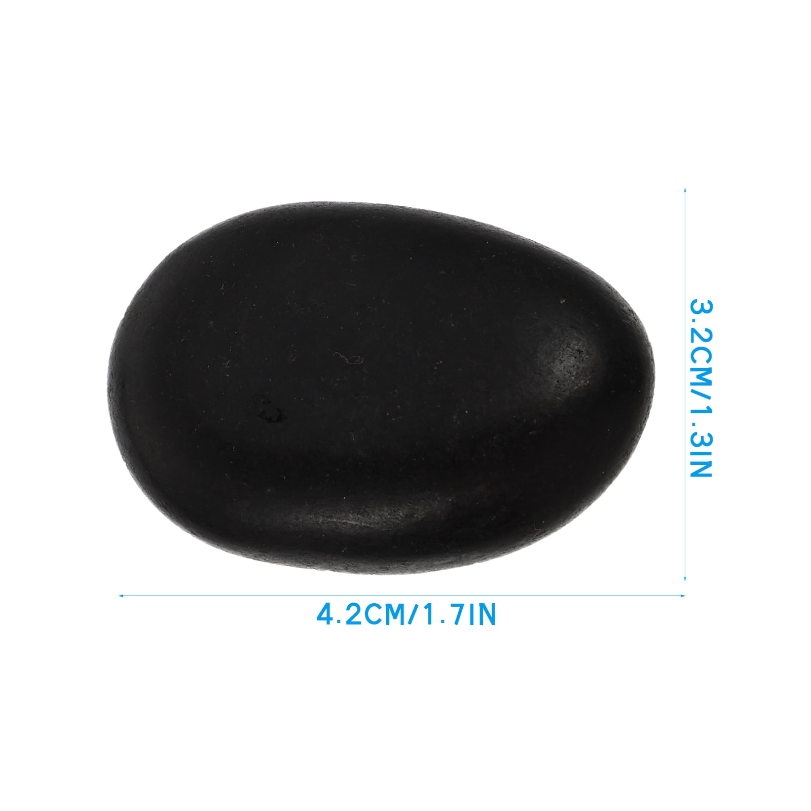 Black DIY Painting Stones 16 Pcs Flat Rocks for Art Craft Projects and ...