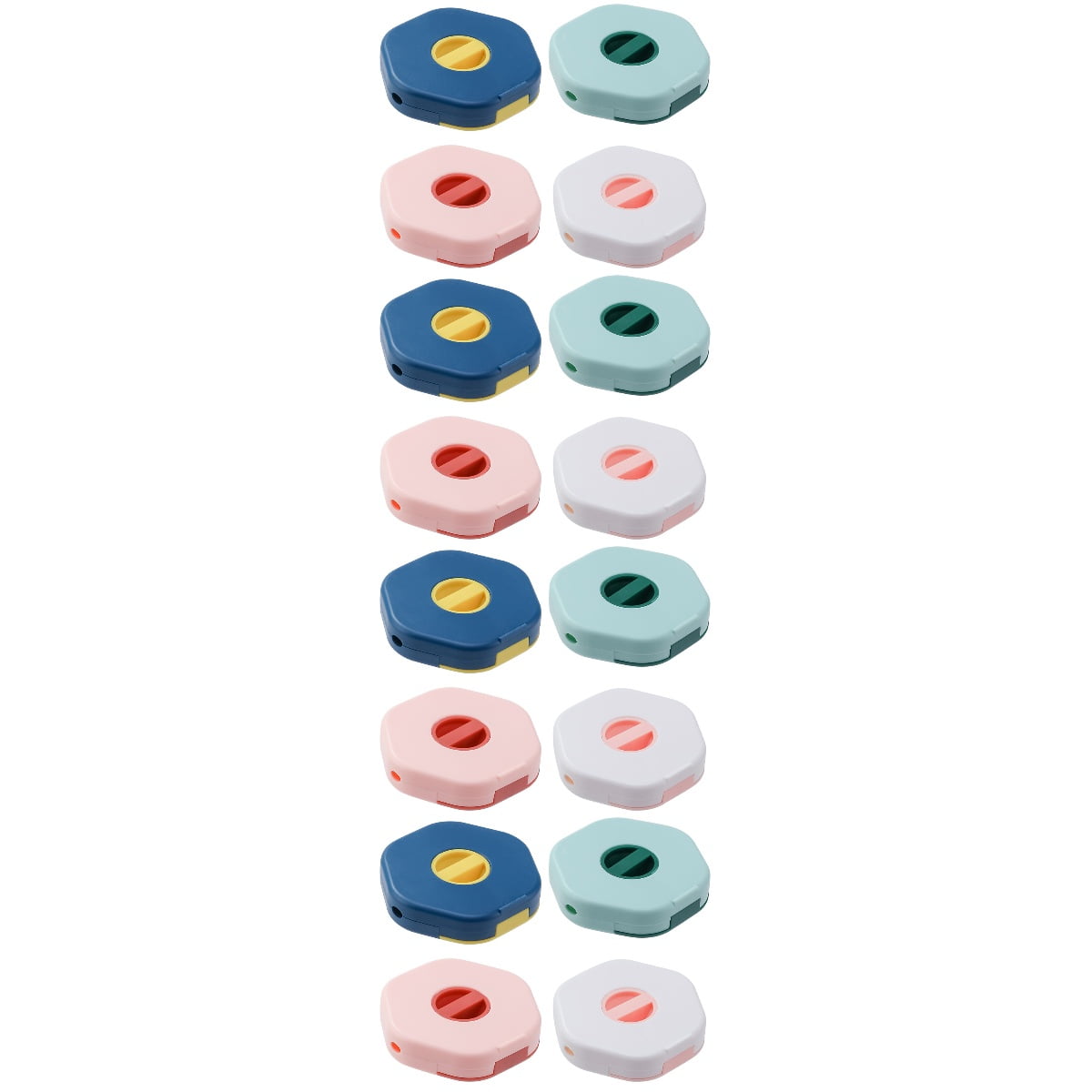 16 Pcs Data Cable Storage Box Winder Retractable Cord Management ...