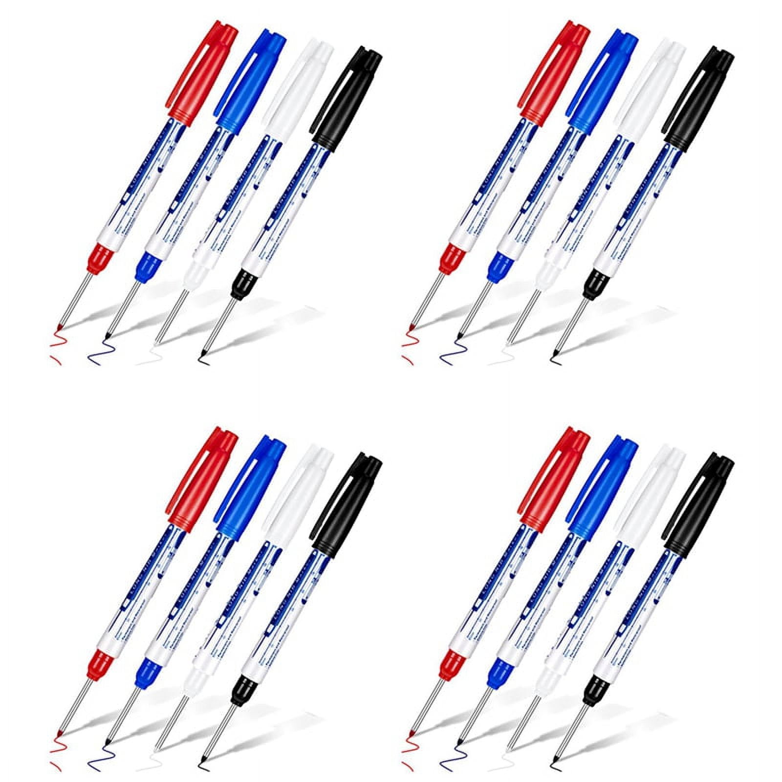 16 Pcs Deep Reach Markers Long Nose Marker Waterproof Deep Hole Marker ...