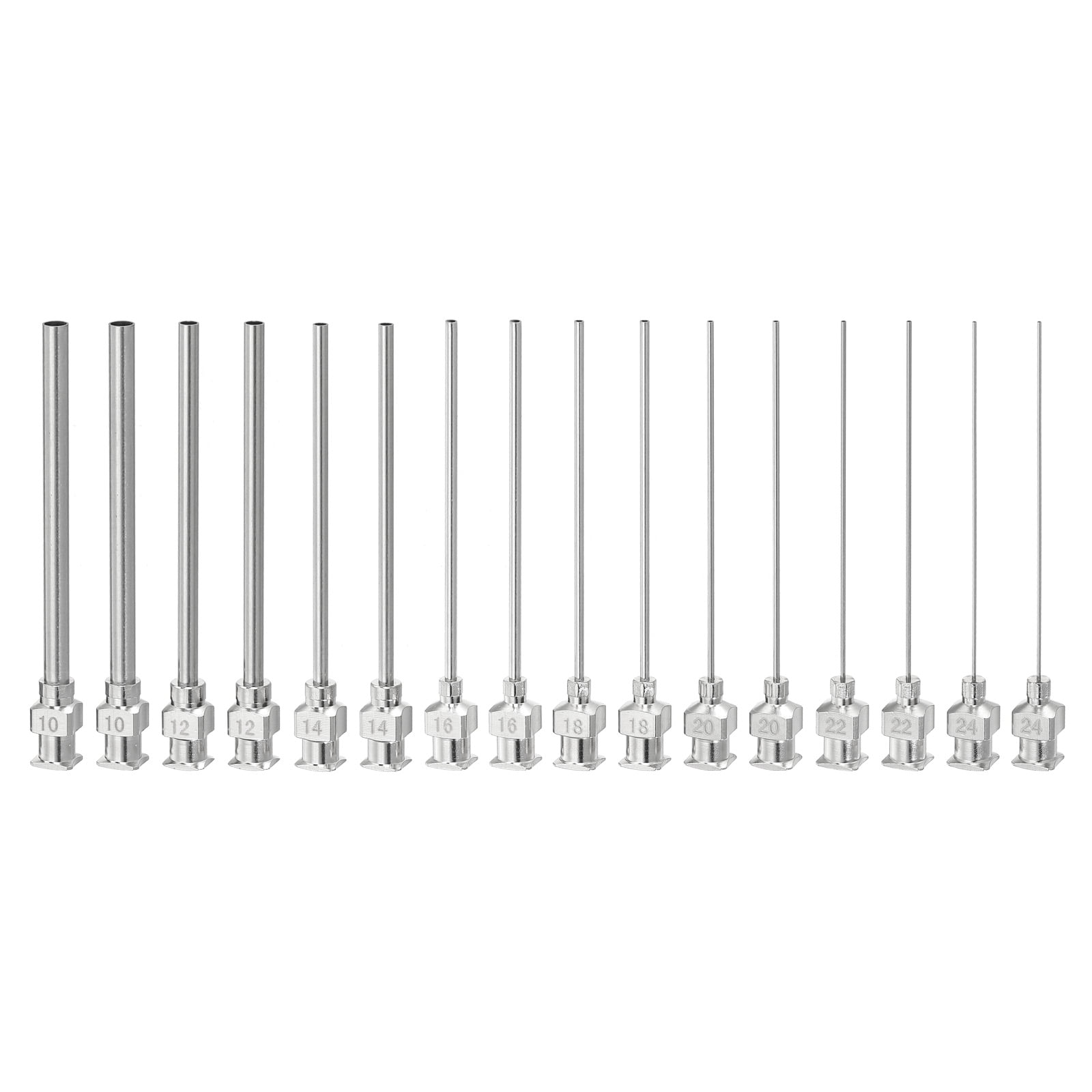 16 Pcs Different Gauge 2 Inch Blunt Tip Dispensing Needle for Adhesive ...