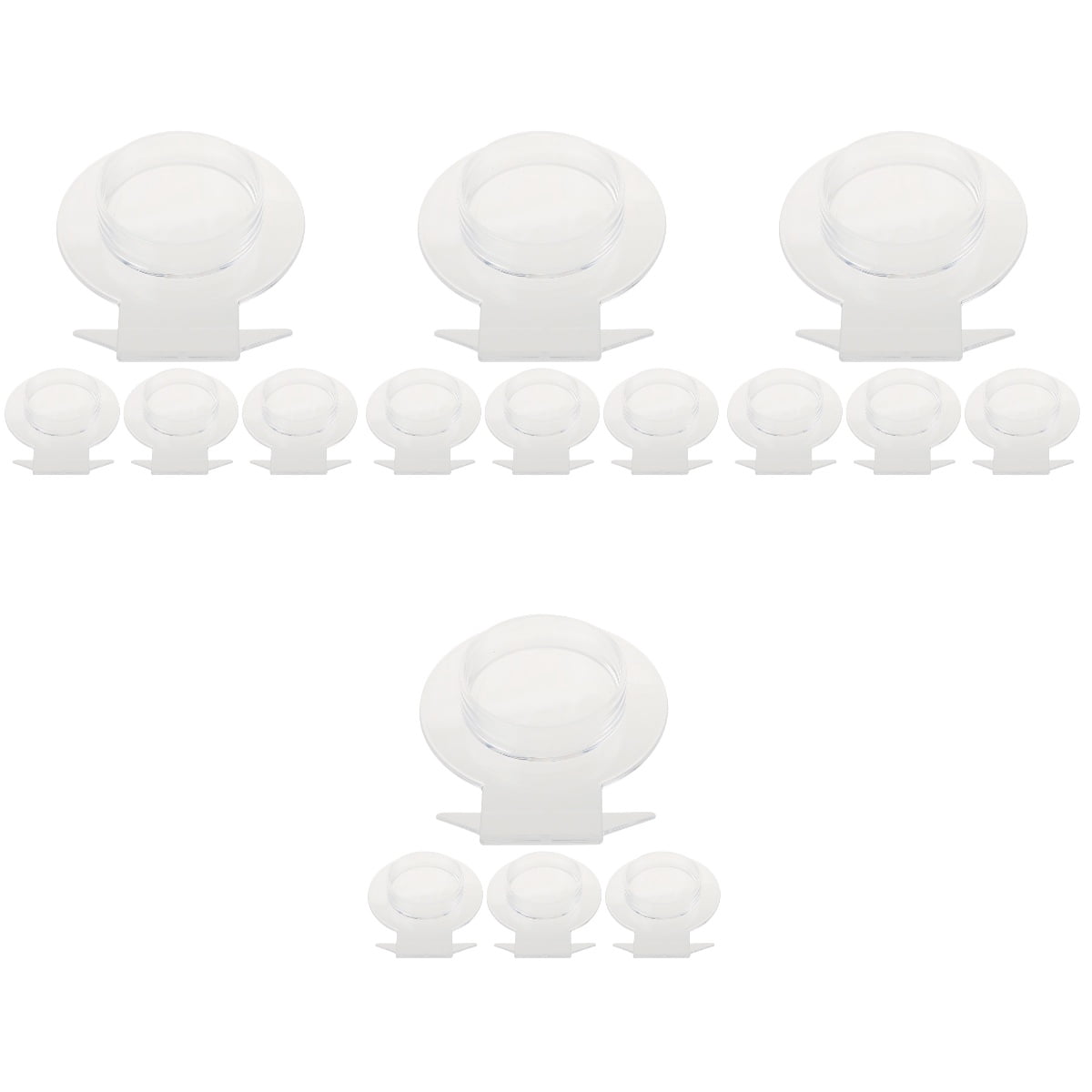 16 Pcs Display Props Display Shelf Acrylic Display Rack Jadeware Rack ...