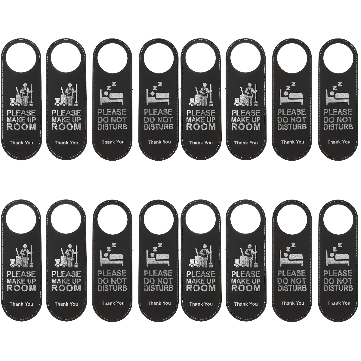 16 Pcs Do Not Disturb Sign Listing White Hangers Hanging Baby Coat ...