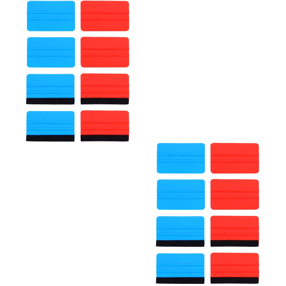 16 Pcs Double-sided Square Scraper Plastic Tool Wallpaper Tools Car ...