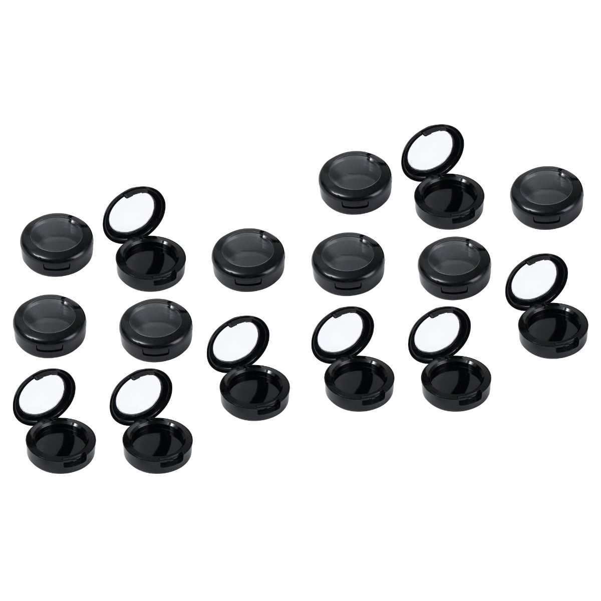 16 Pcs Eyeshadow Compact Case Blusher Container Makeup Samples Empty ...