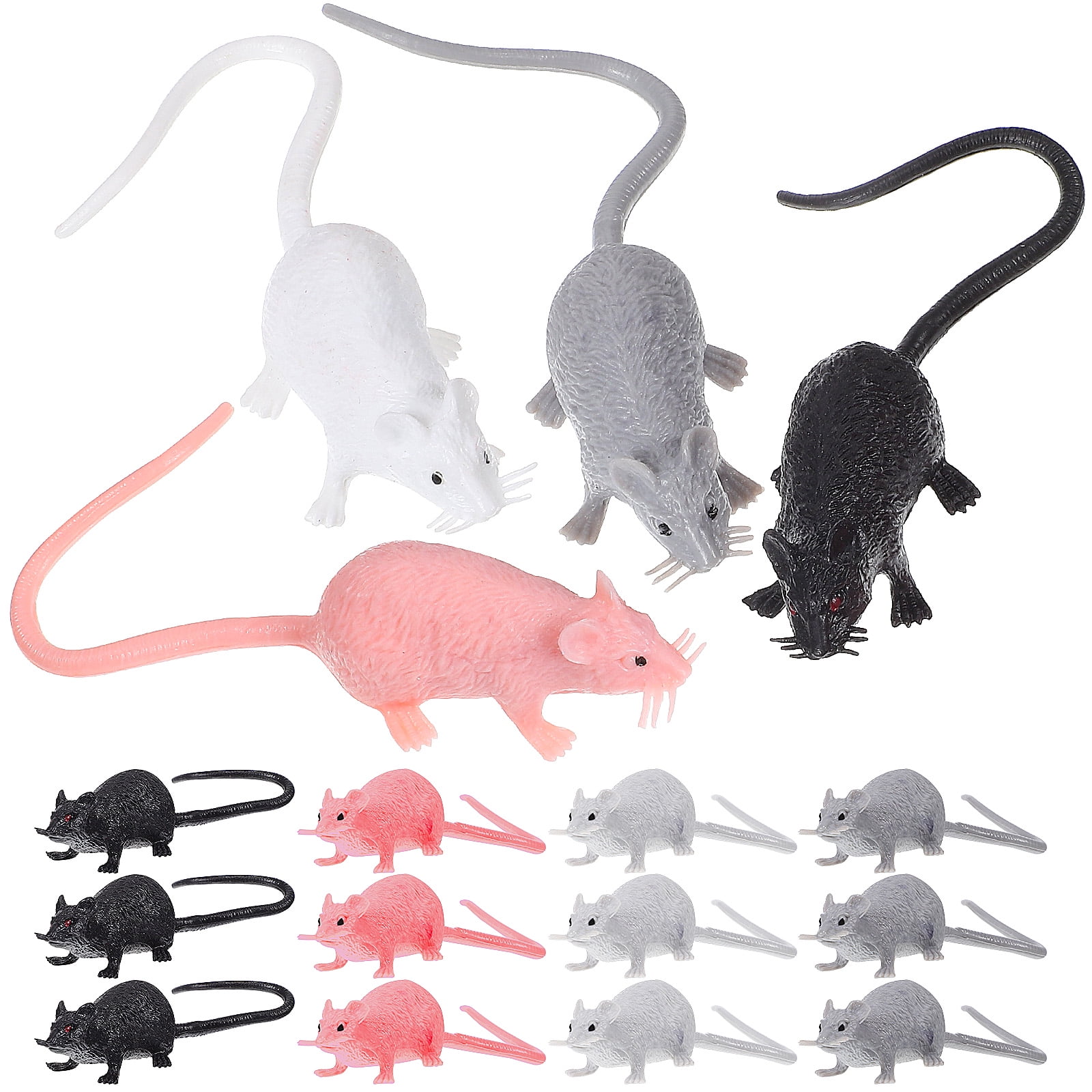 16 Pcs Fake Mouse Realistic Rat Mini Mouse Decorative Mouse, Halloween ...