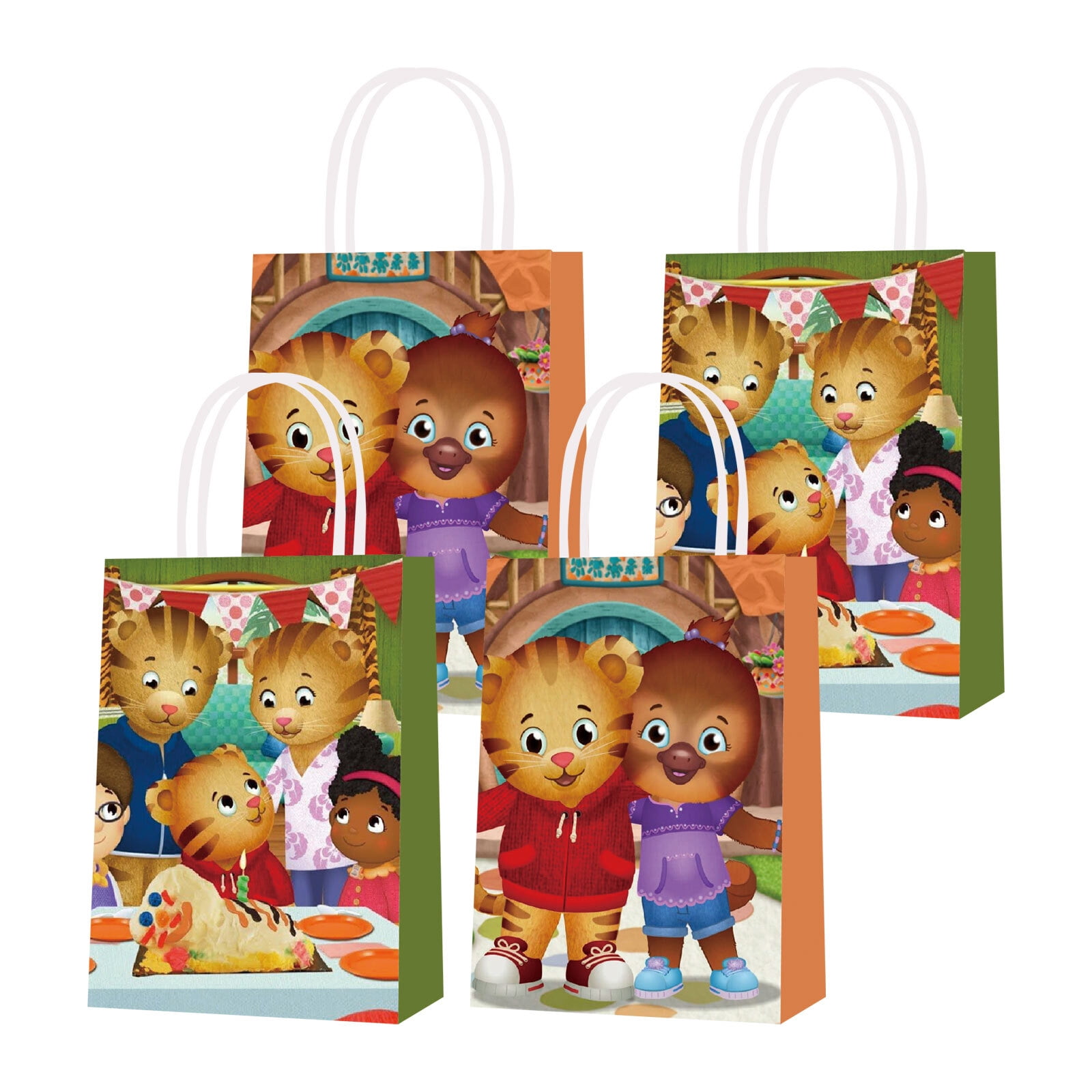 16 Pcs For Daniel Tiger's Neighborhood Theme Party Favor Bags – 2 ...