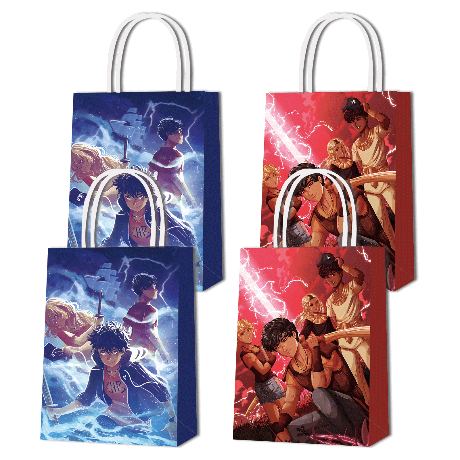16 Pcs For Percy Jackson-Themed Party Favor Bags - Candy Gift Bags with ...