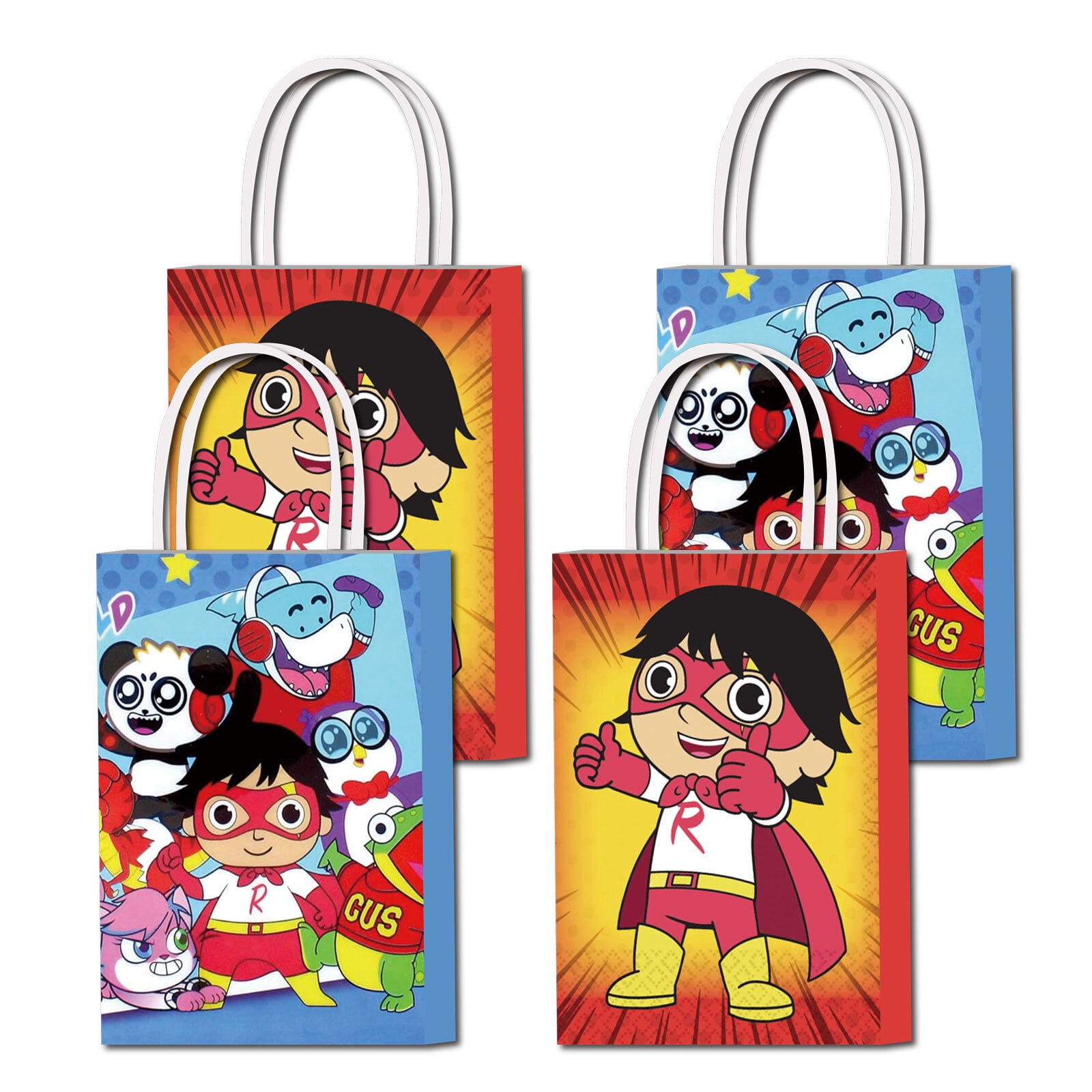 16 Pcs For Ryan's World-Themed Party Favor Bags – Candy Gift Bags with ...