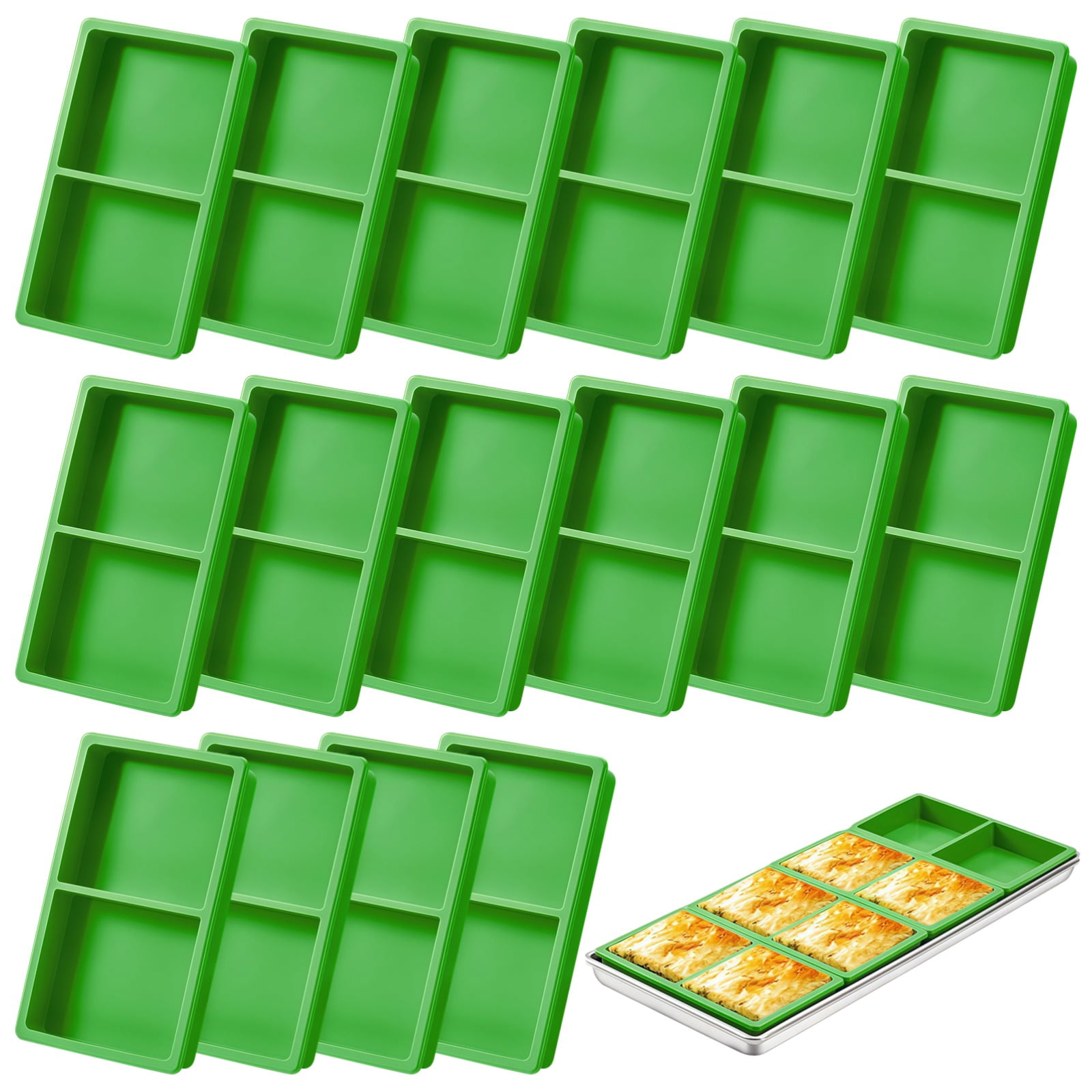 16 Pcs Freeze Dryer Silicone Trays for Harvest Right Freeze Dryer, 2 ...