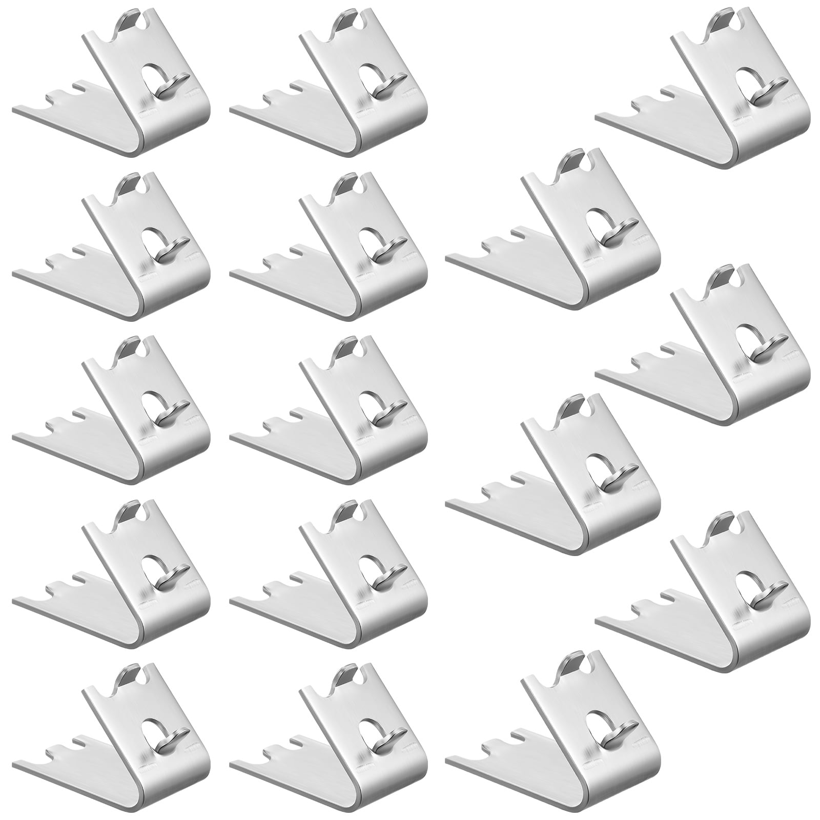 16 Pcs Freezer Shelf Clips Refrigerator Support Clamp Tool Drink Hooks ...