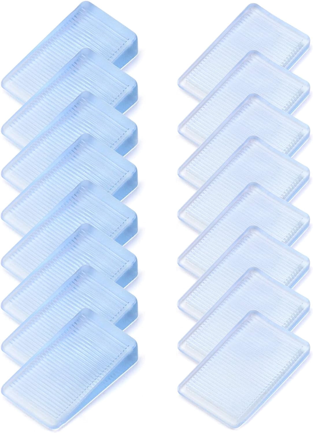 16 Pcs Furniture Leveling Wedge, Transparent Leveling Shims Non-Slip ...