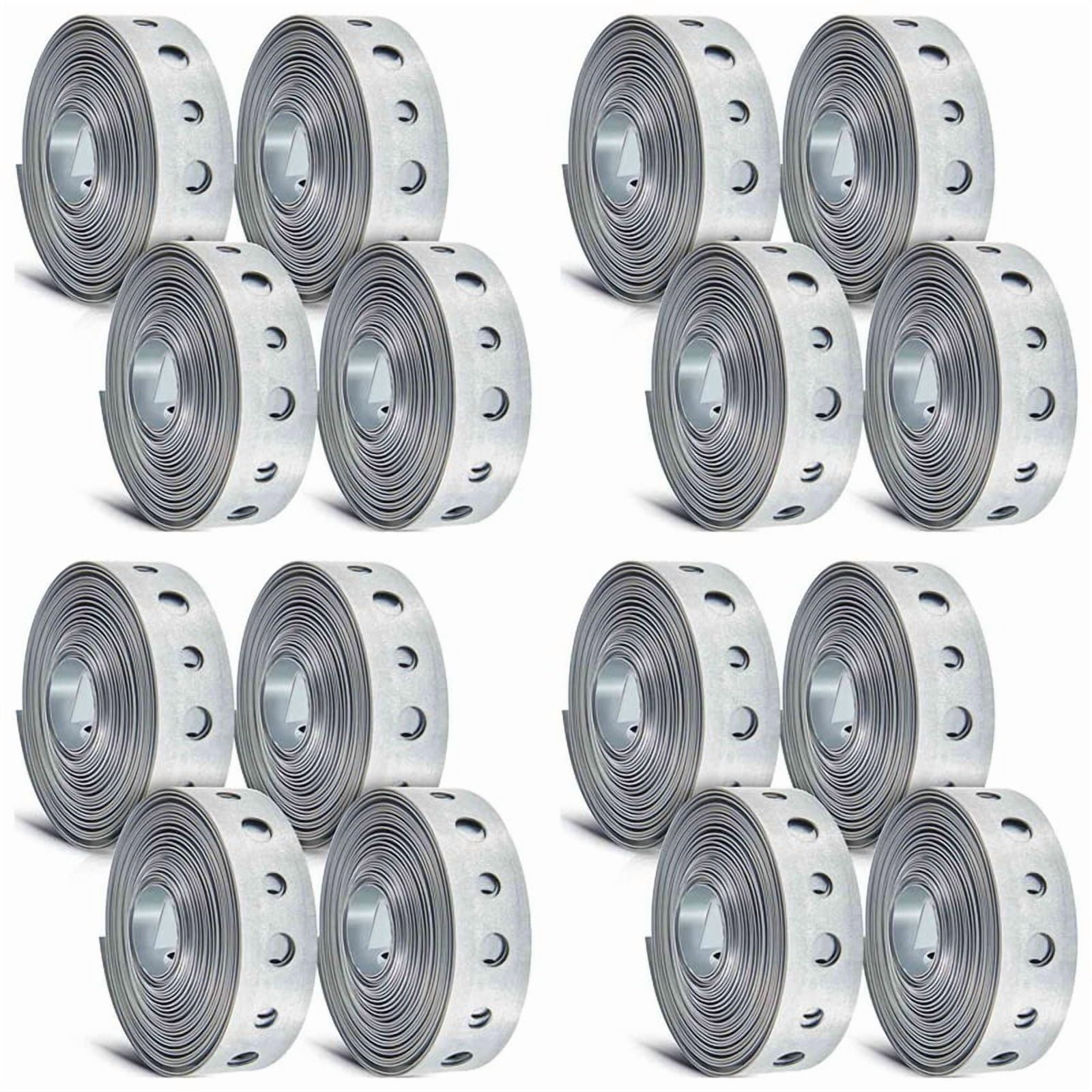16 Pcs Galvanized Hanger Strap Metal Strapping with Holes Pipe Hanger ...
