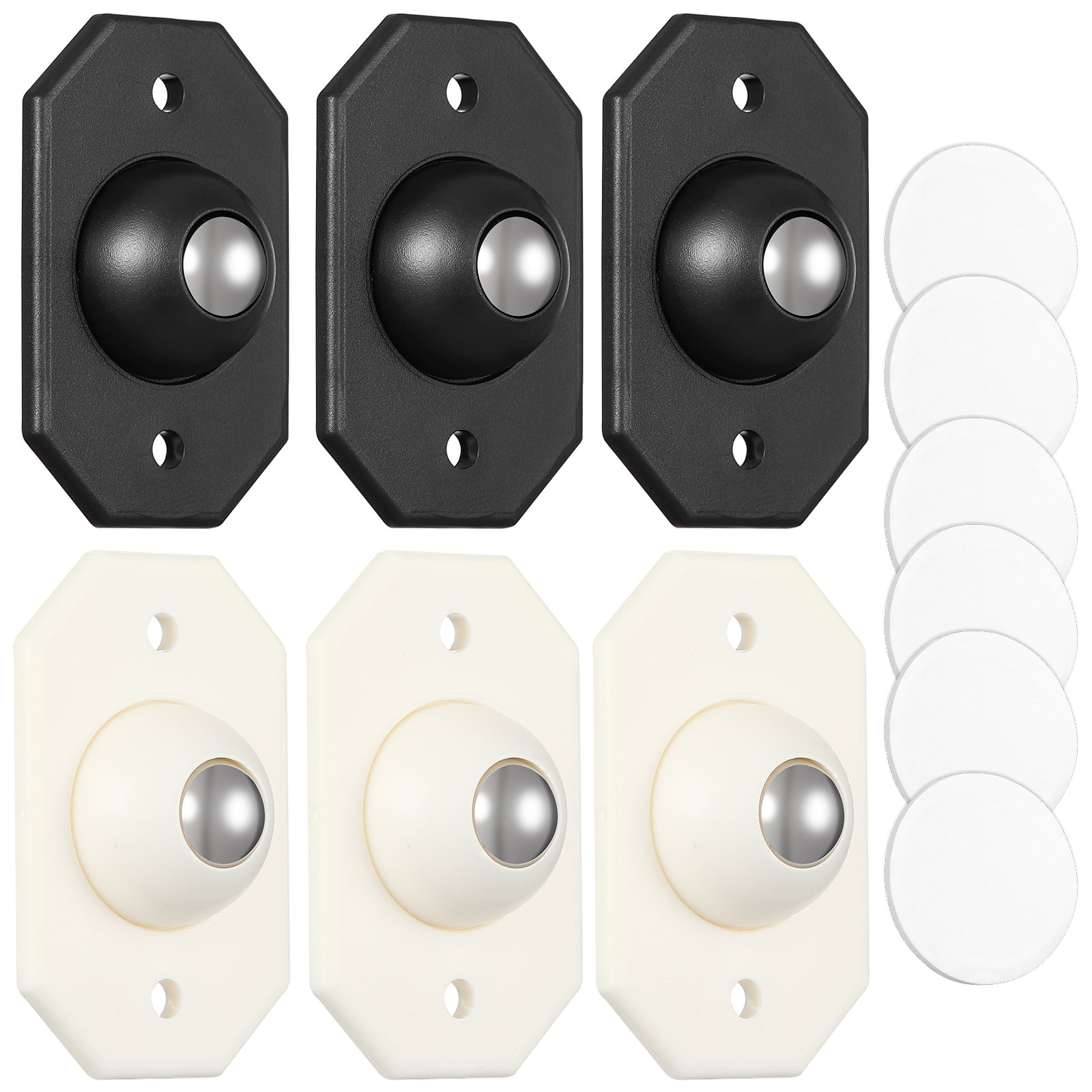 16 Pcs Garbage Can Swivel Casters Household Adhesive Universal Wheels ...