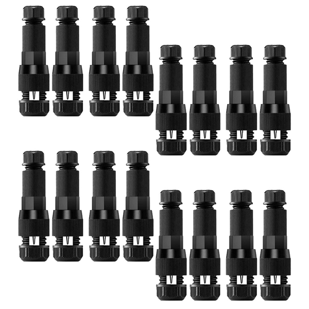ifundom Plastic Wire Connector Black 16Pcs For Low Voltage Connection ...