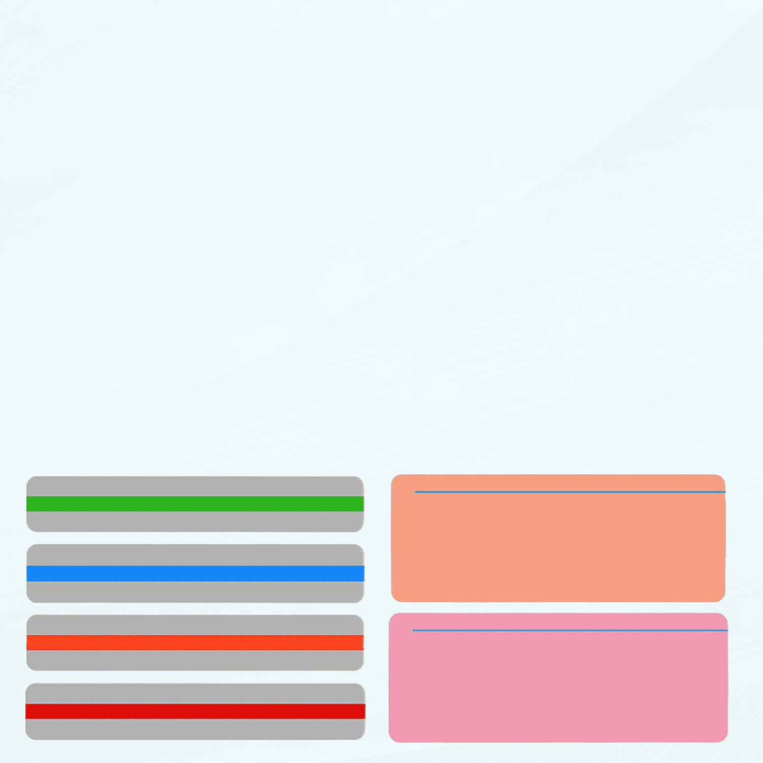 16 Pcs Guided Reading Strips Sentence Strips Highlight Strips Colored ...