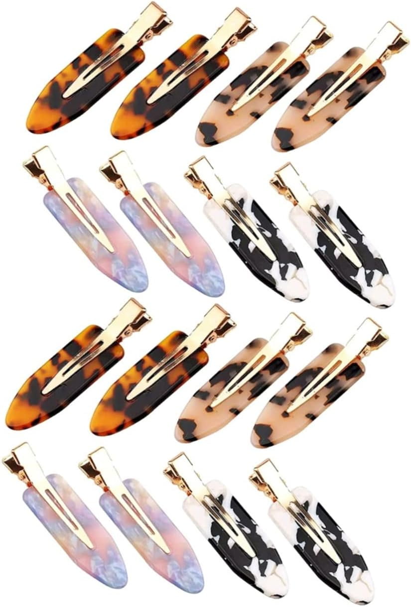 16 Pcs Hairpin Hair Barrettes for Women Makeup Clips for Hair Makeup ...