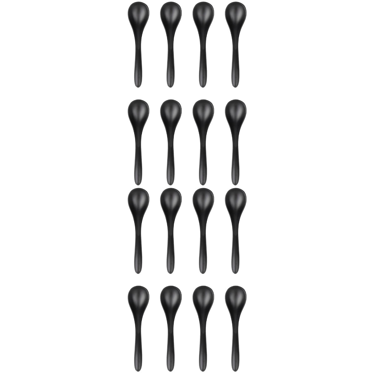 16 Pcs Imitation Porcelain Spoon Flatware Soup Spoons Kitchen Gadget ...