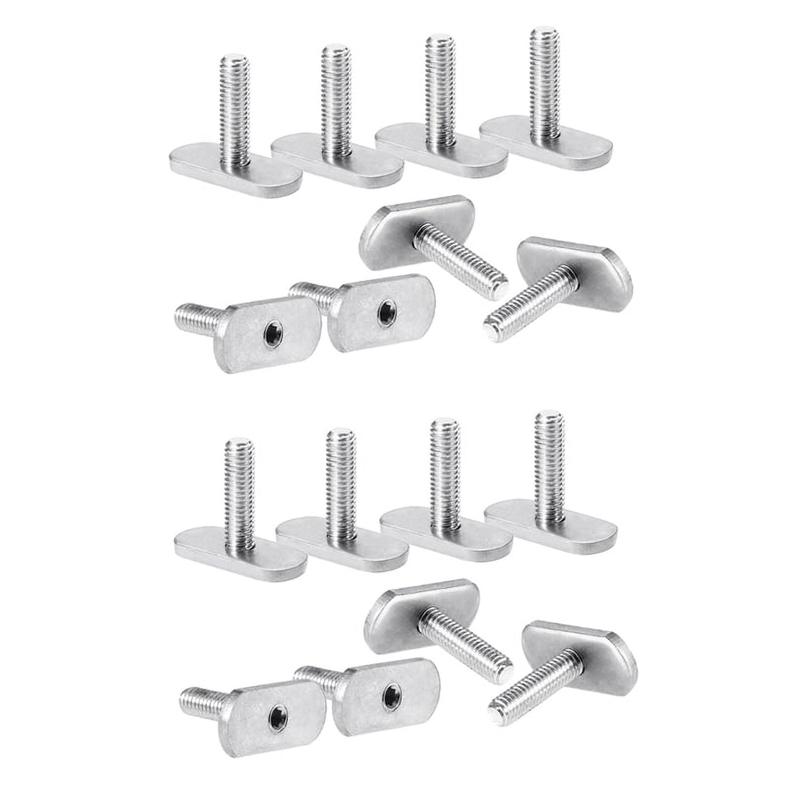 16 Pcs Kayak Rail/Track M6 Screws & Nuts T Slot Bolt Replacement ...