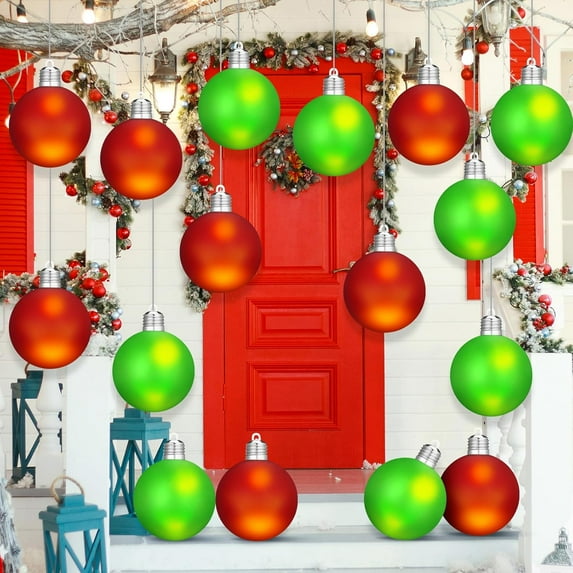 16 Pcs LED LarYANTON Christmas Balls Ornaments Colorful YANTONs Ball ...