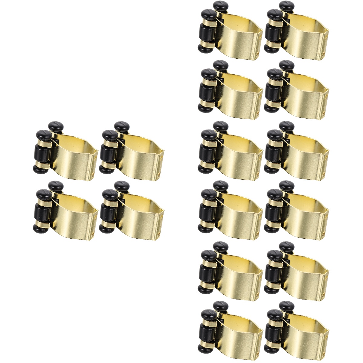 16 Pcs Large Pole Storage Racks Metal Club Clips Fishing Tools Fishing ...