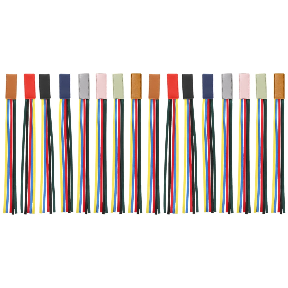 16 Pcs Leather Ribbon Bookmark Markers for Men Reading Bookmarks Labels ...