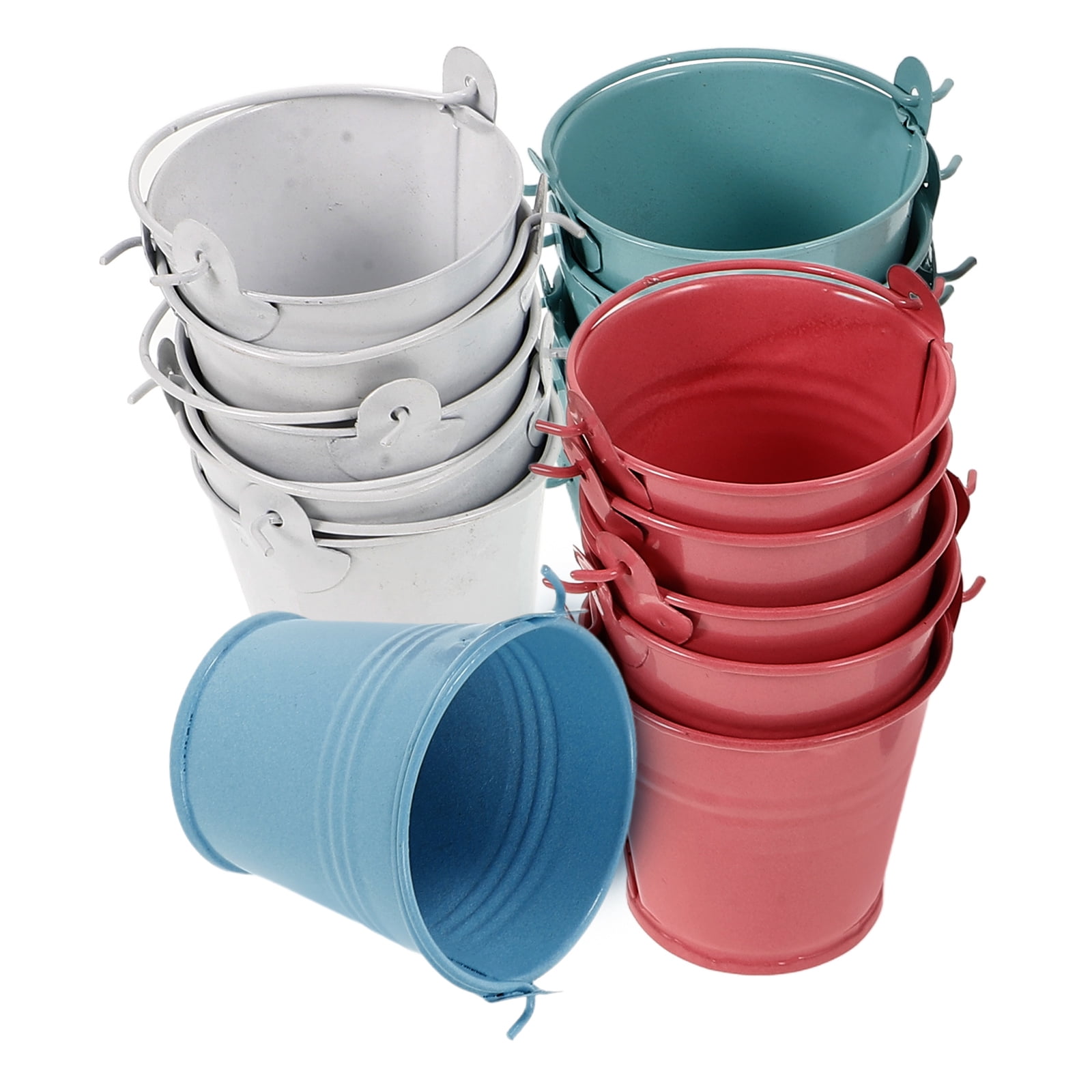16 Pcs Lid Jars Candle Mini Tin Bucket DIY Candles Tins - Walmart.com