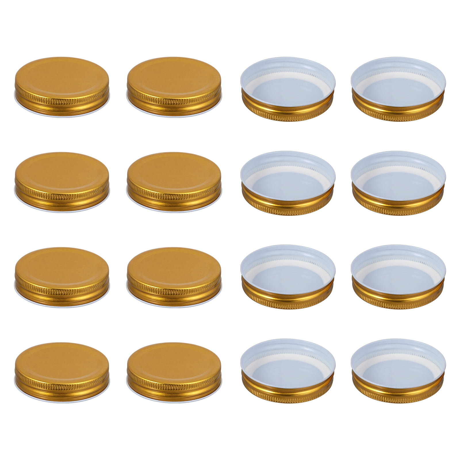 16 Pcs Mason Jar Lids One-piece Type Biscuits Cap Sealing Caps for ...