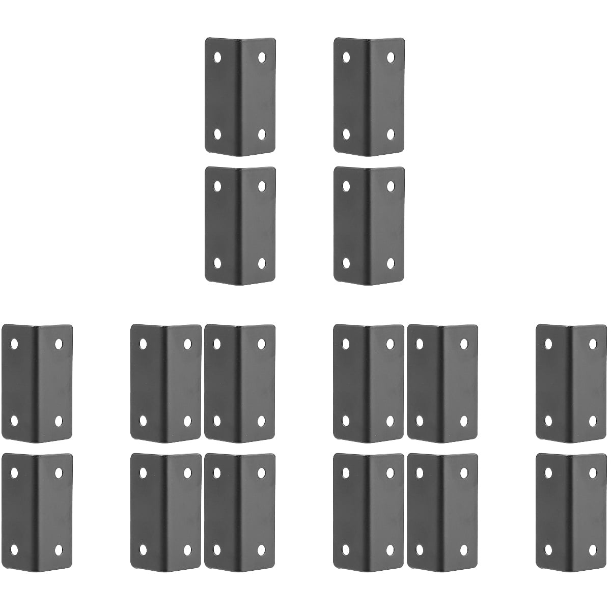 16 Pcs Metal Shelves Shelf Angle Corner Brace Bracket Joint Fastener L ...