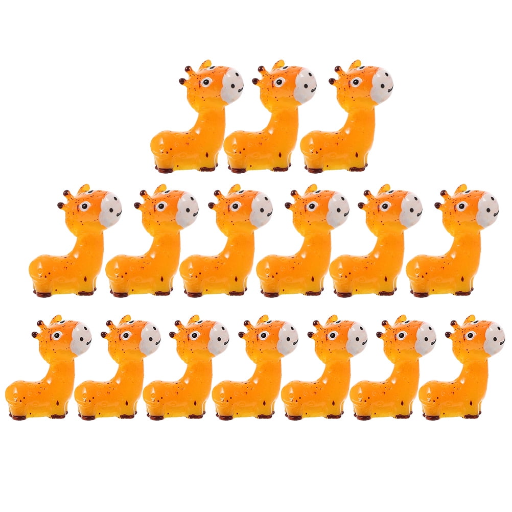 16 Pcs Mini Deer Ornament Animal Resin Deer Deer Statue Indoor Decor ...