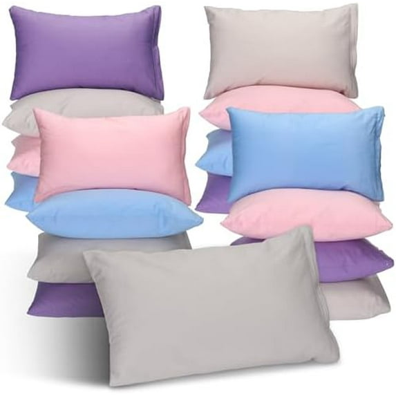 16 Pcs Mini Pillow 14" x 9" Small Pillows for Sleeping Daycare Travel ...