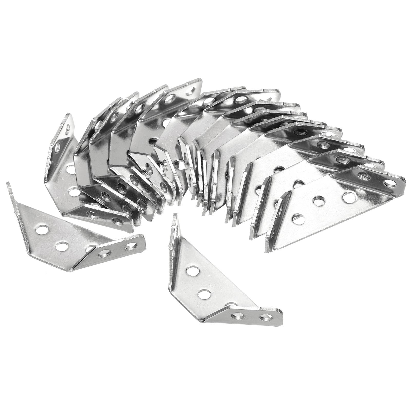 16 Pcs Multifunction Triangle Corner Brace 2.6" x 0.9" Shelf Support ...