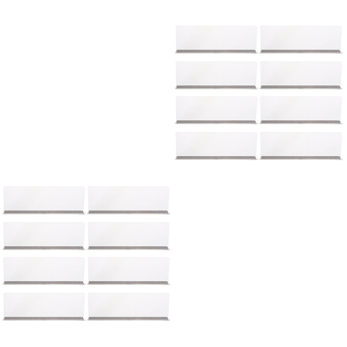 16 Pcs Partition Plate Shelf Clothes Dividers for Closets L Shape ...