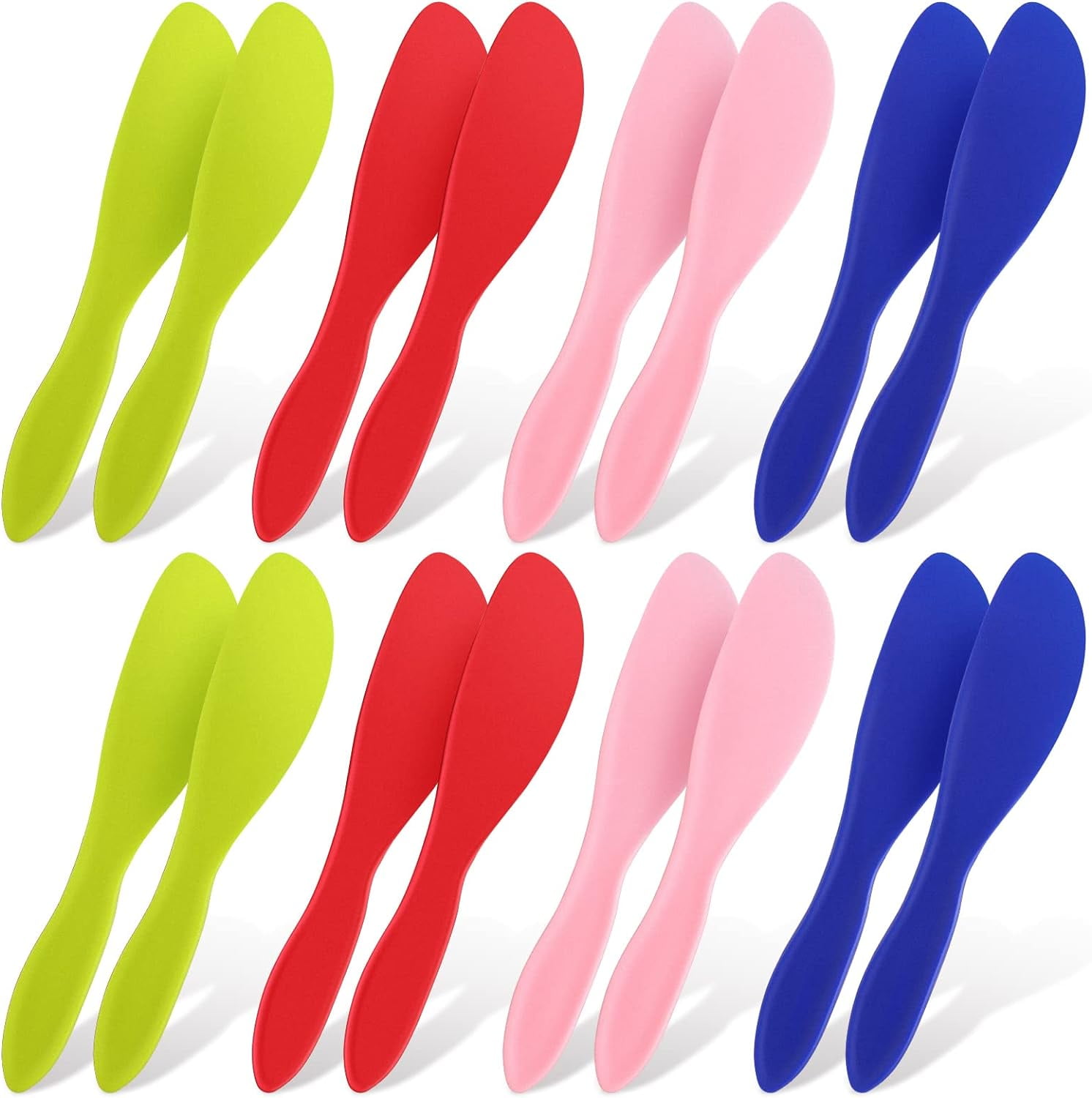 16 Pcs Plastic Butter Knife Spreader, Multi Purpose Plastic Butter ...