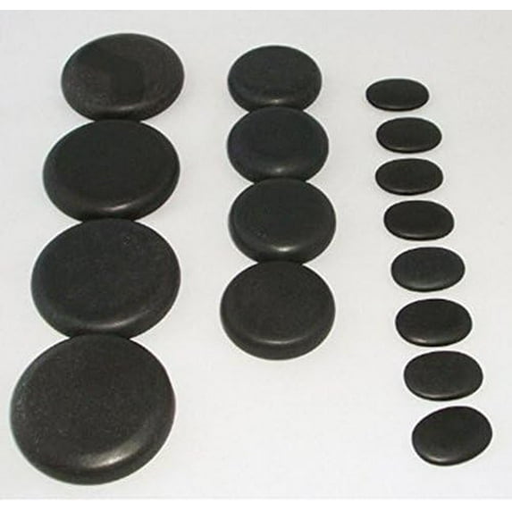 16 Pcs Professional Large Massage Stone Set Basalt Hot Rocks Stones ...