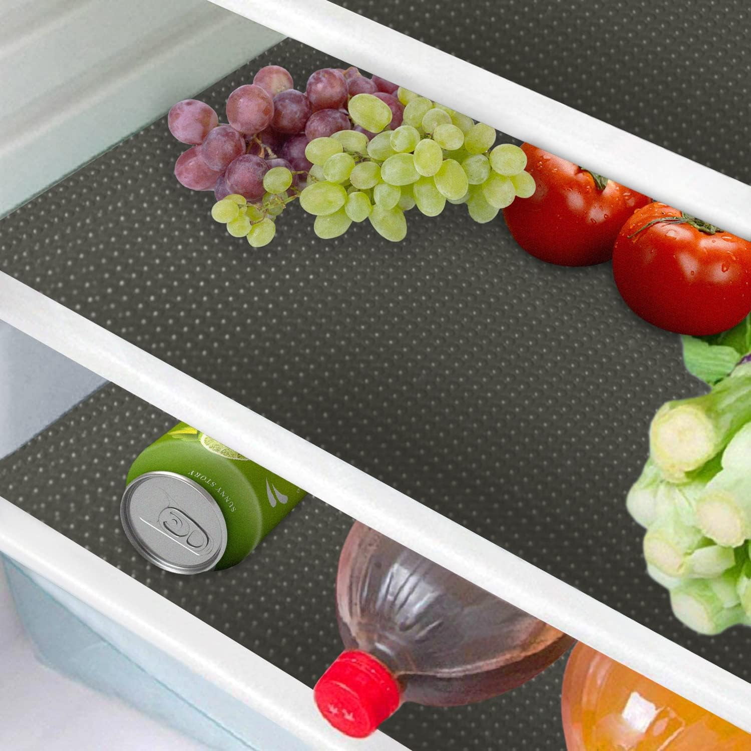 16 Pcs Refrigerator Liners Mats Washable, Refrigerator Mats Liner ...