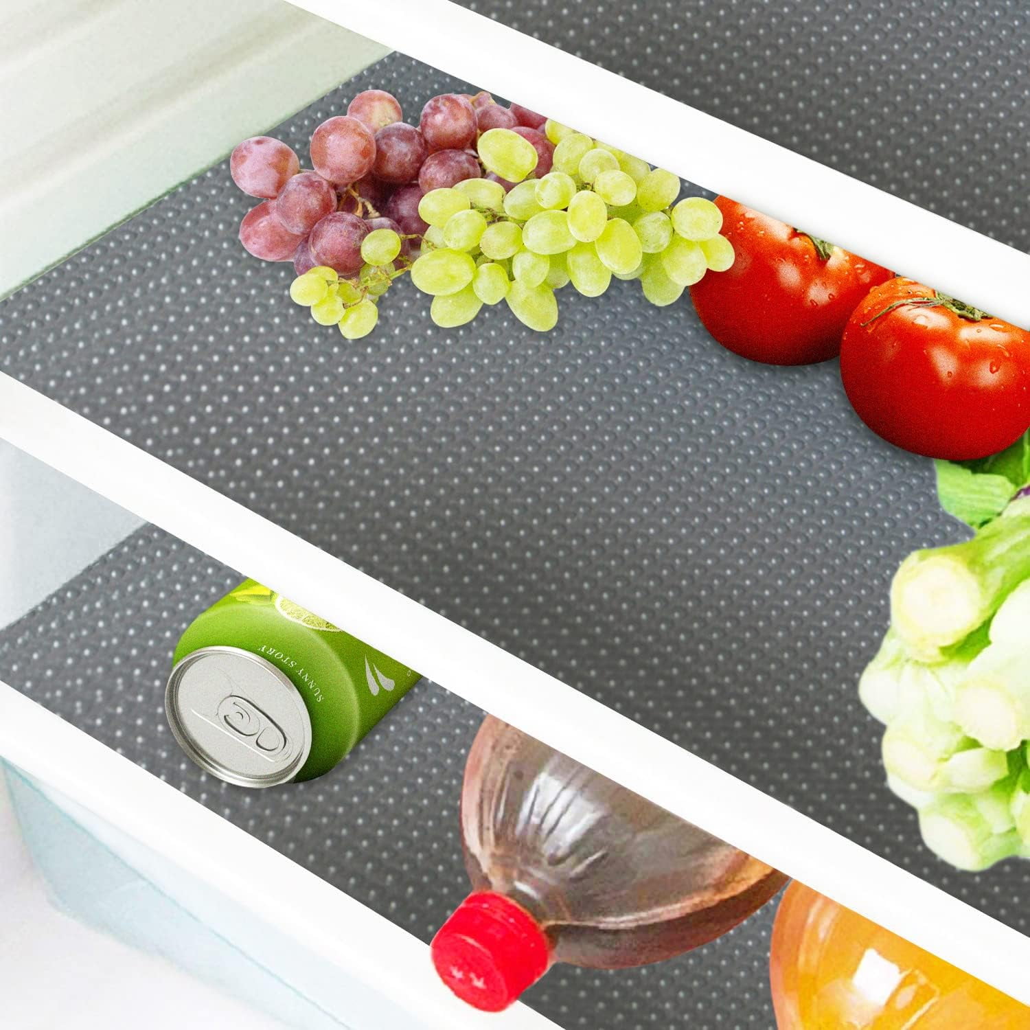 16 Pcs Refrigerator Liners Mats Washable, Refrigerator Mats Liner ...