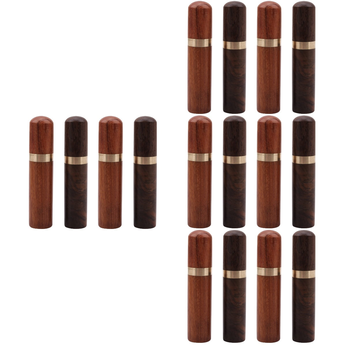 Eease 16 Pcs Needle Container Sewing Needle Box Wooden Needle Case ...