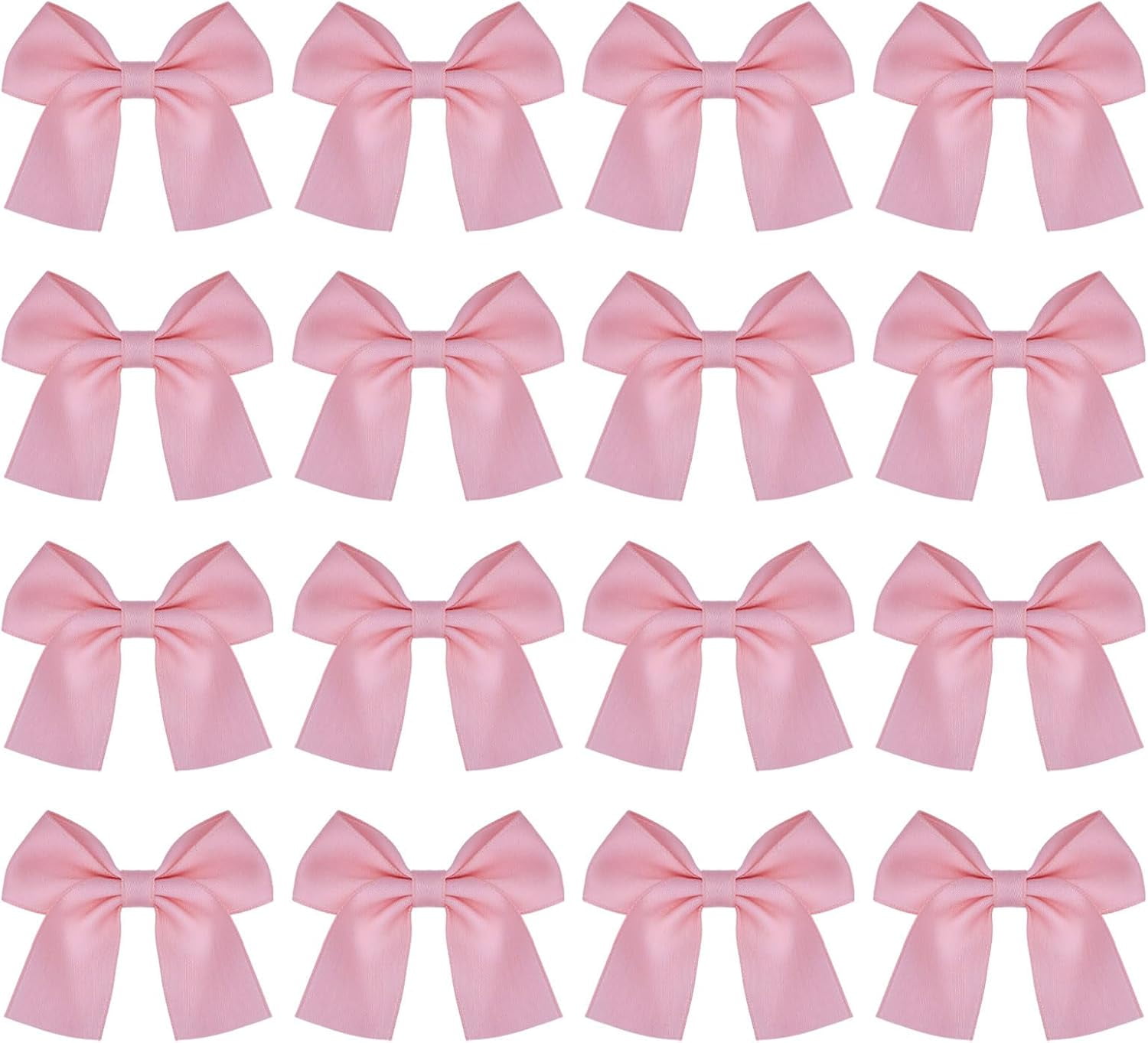 16 Pcs Satin Ribbon Bows Pink Satin Bowknot Satin Hair for Cloth Hair ...