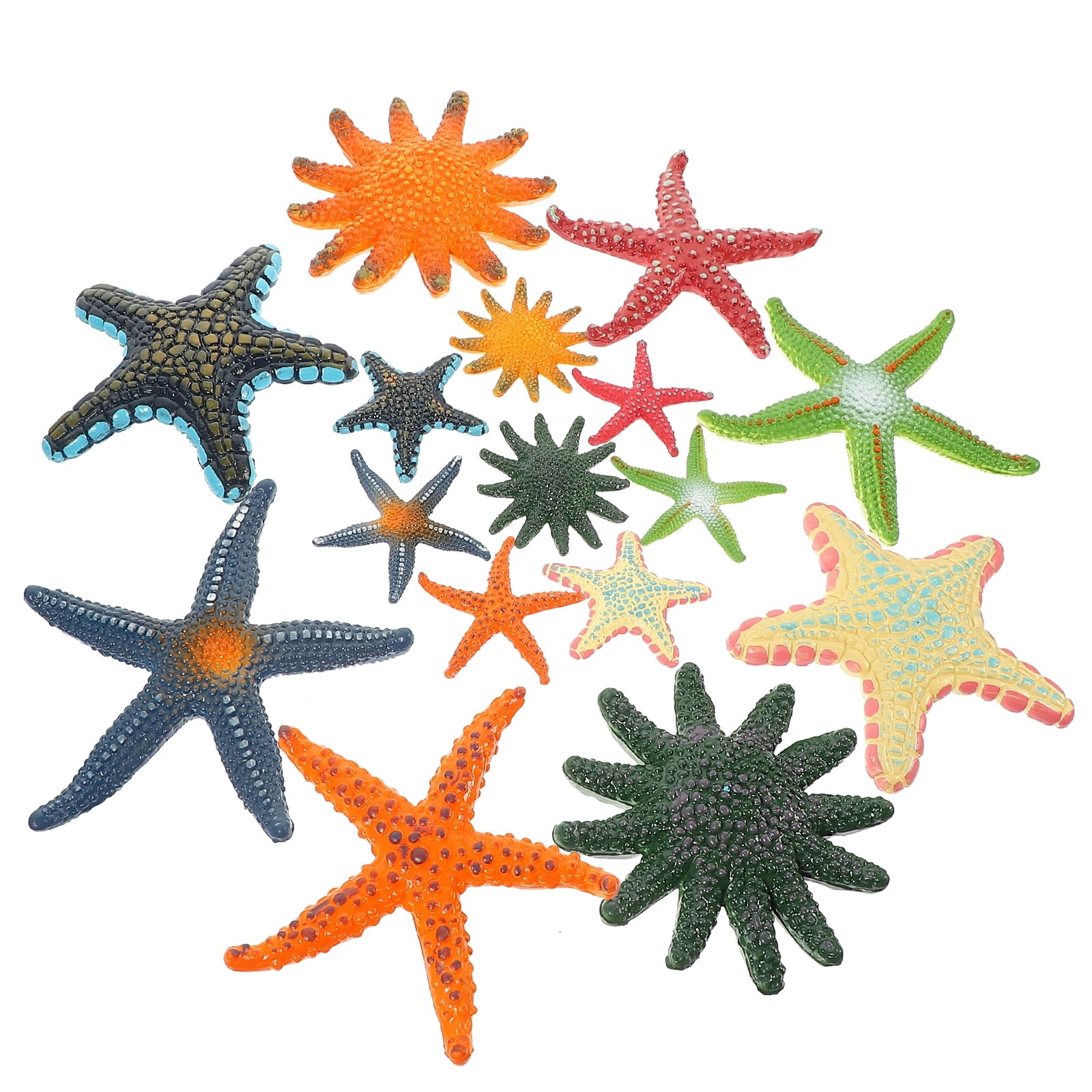 16 Pcs Sea Life Toys Animal Ocean Animals Kids Playset Ornament ...