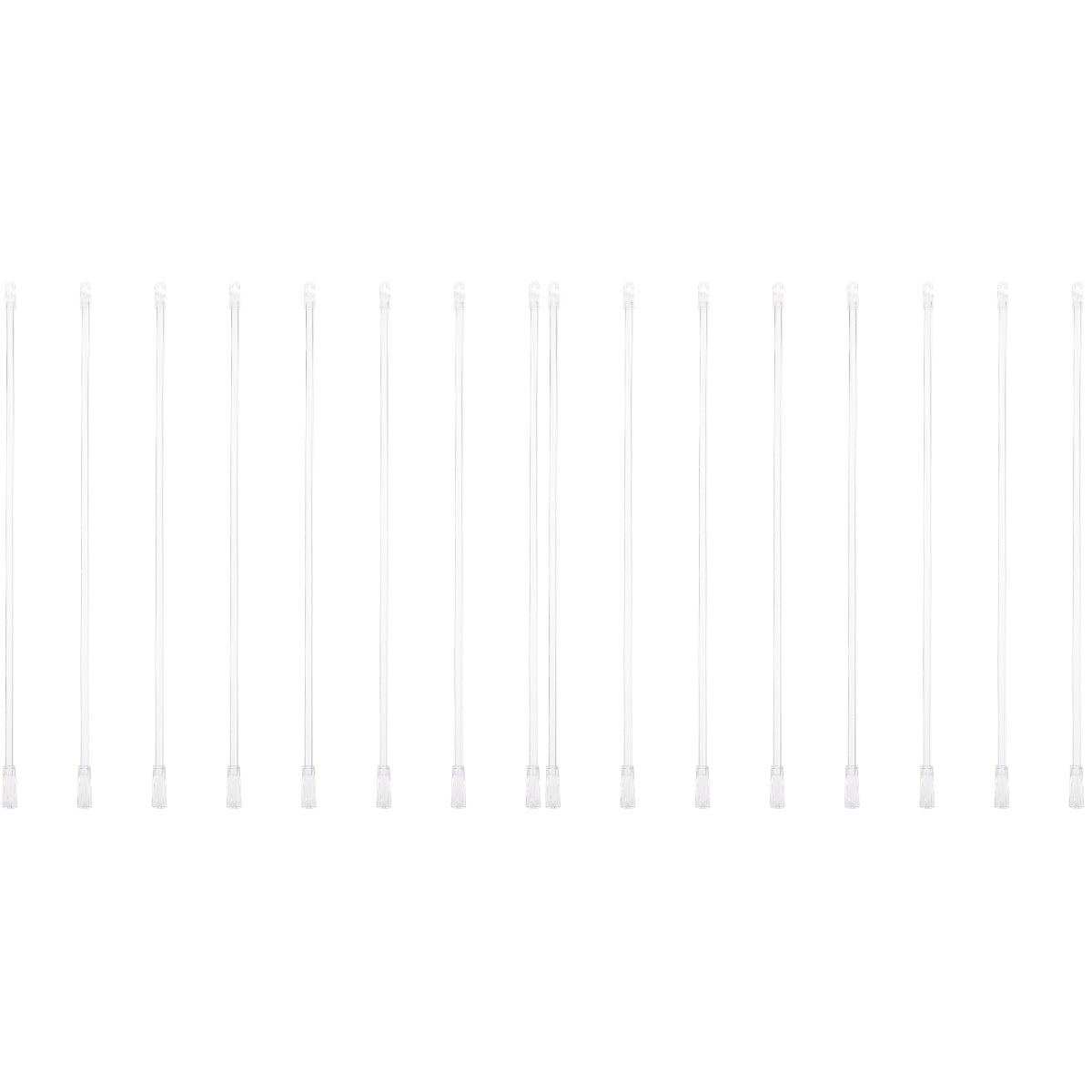 16 Pcs Shutter Rotary Rod Window Curtains Venetian Blinds Wand Window ...